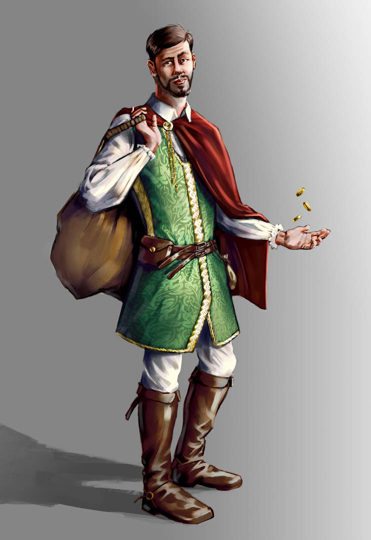 Merchant Fantasy Character By DenisMocanu On DeviantArt merchant-fantasy-character-by-denismocanu-on-deviantart