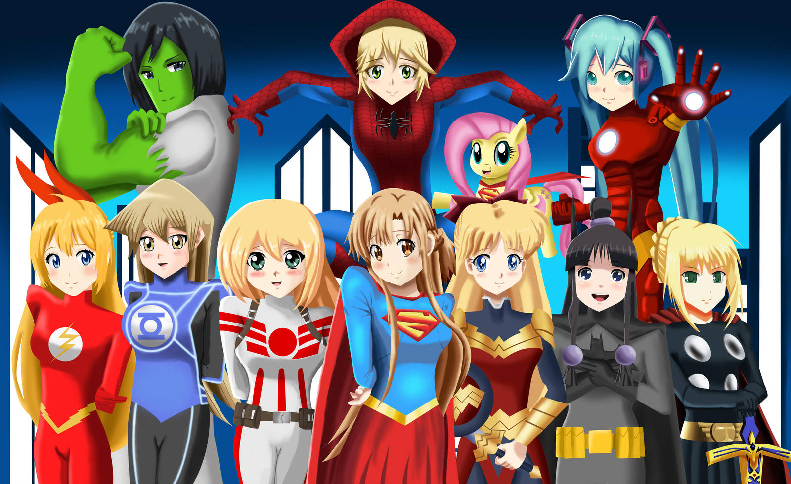 .: Legion of Super heroines :. by Sincity2100 on DeviantArt
