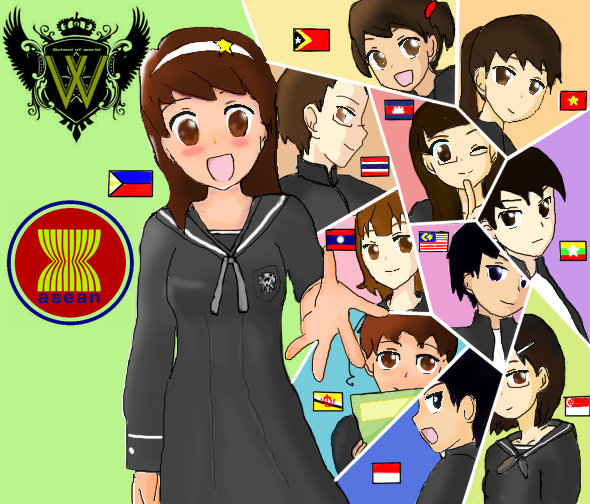 Hetalia - ASEAN in World Academy by adventvera16 on DeviantArt