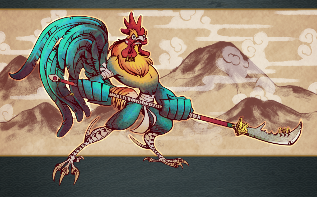 Chicken Warrior by Firequill on DeviantArt