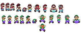 SMW Recolored SMA2 Luigi Custom Poses by FanofSMBX on DeviantArt