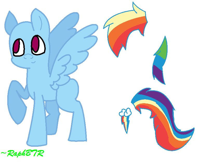 My little pony rainbow dash base - heryprogram