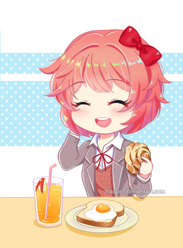 [C] Breakfast at Sayori's by Frappe7 on DeviantArt
