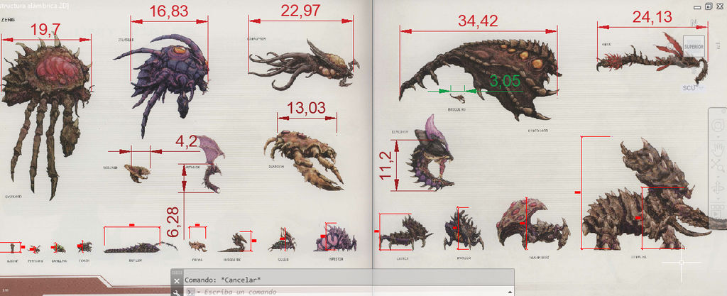 zerg size comparison