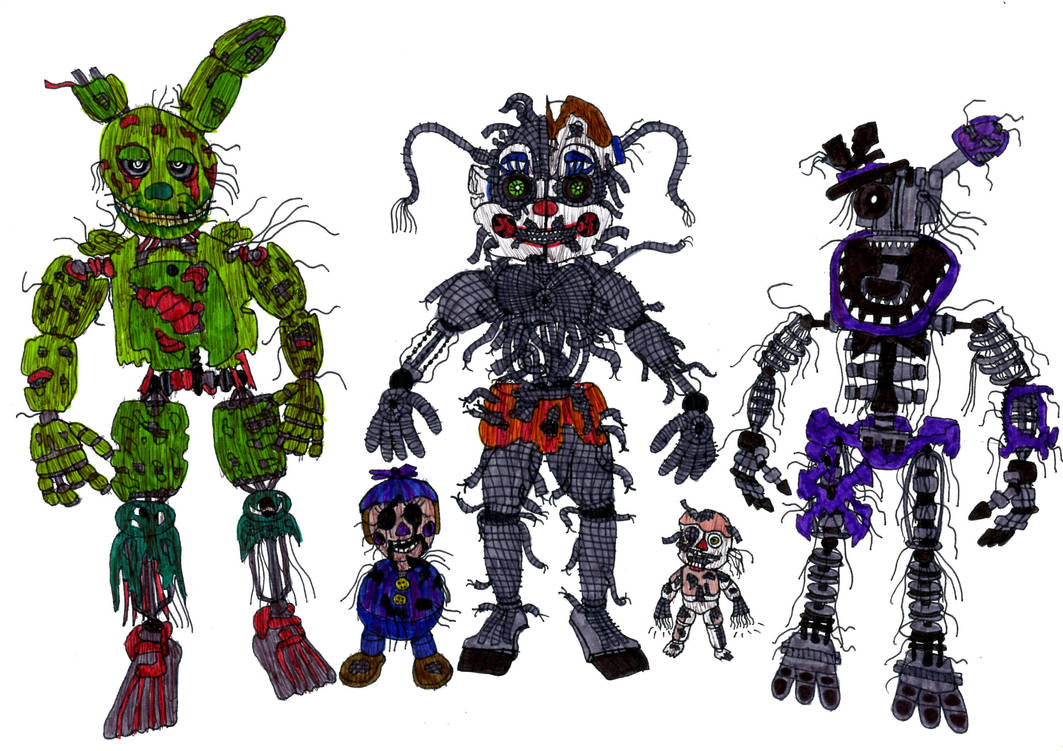 FNAF 6 Rejected and Ejected by JustaRandomGourgeist on DeviantArt