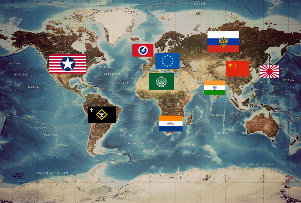 Post world war 3 map by RedBritannia on DeviantArt