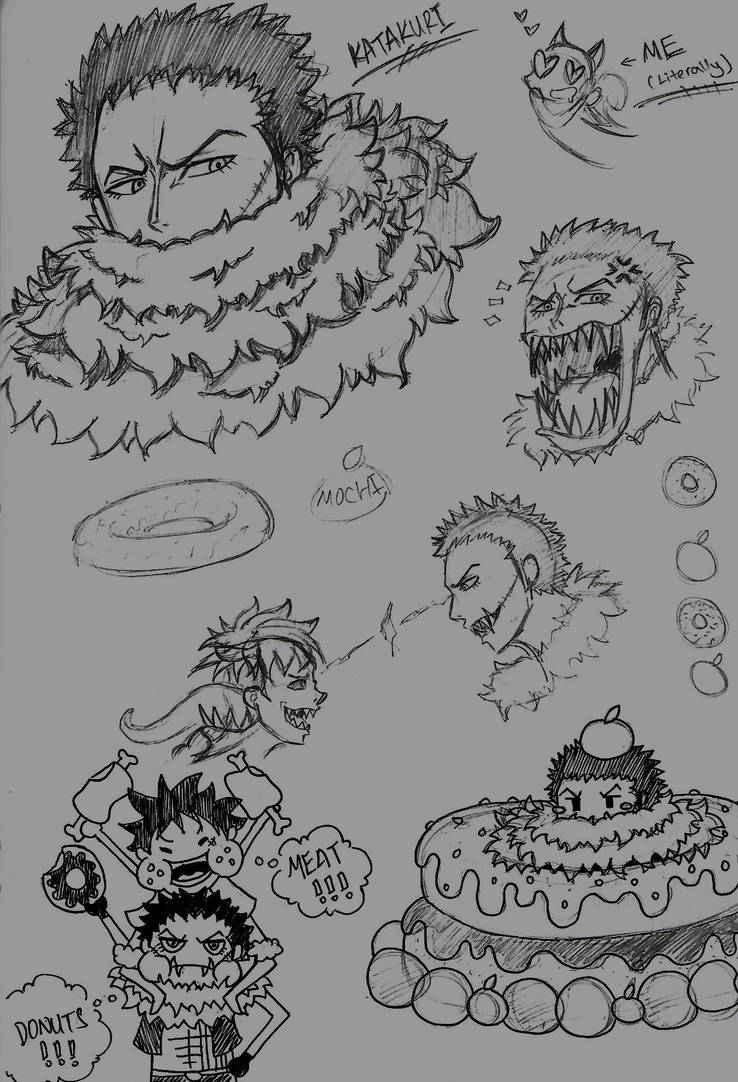 One Piece: Katakuri Sketch by SUSHIFREAK101 on DeviantArt
