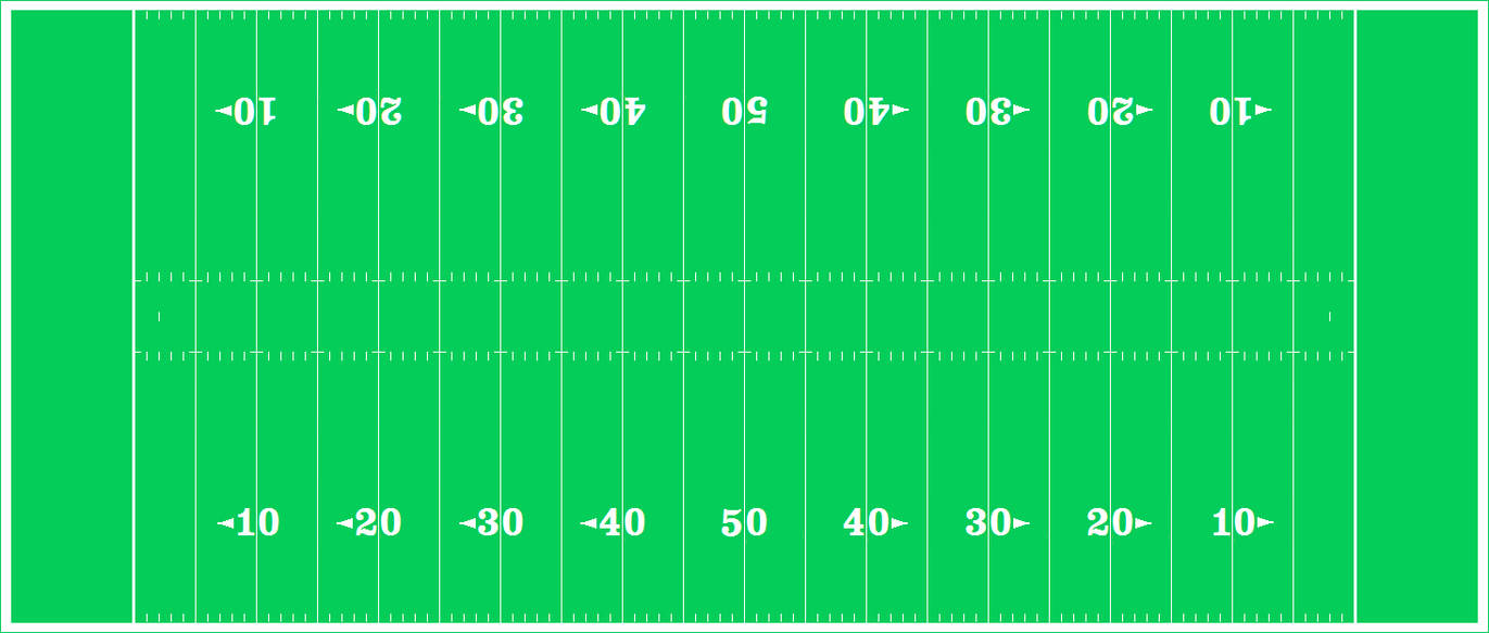 An American Football Field Diagram (NFL mode) by FromEquestria2LA on ...