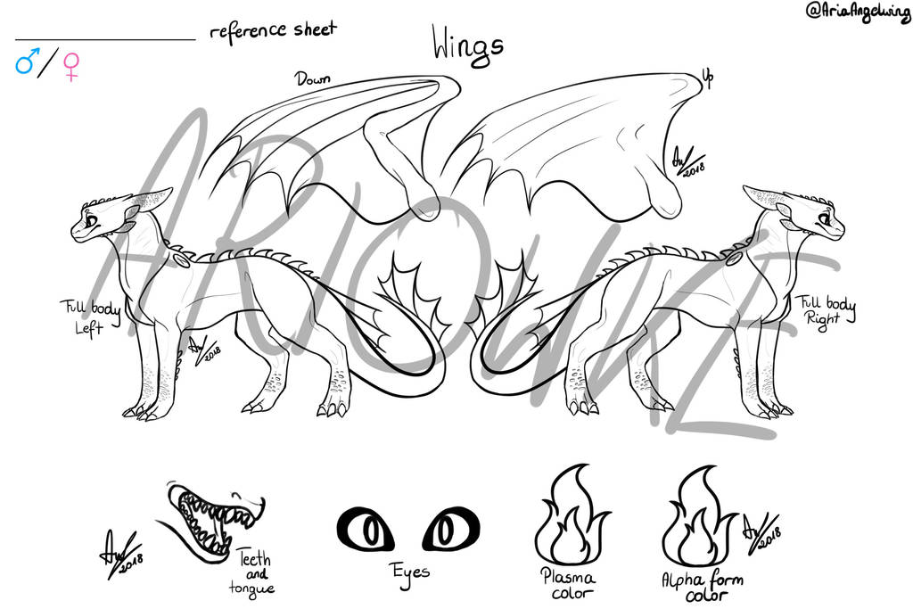 Night Fury Reference Sheet P2U by AriaAngelwing on DeviantArt