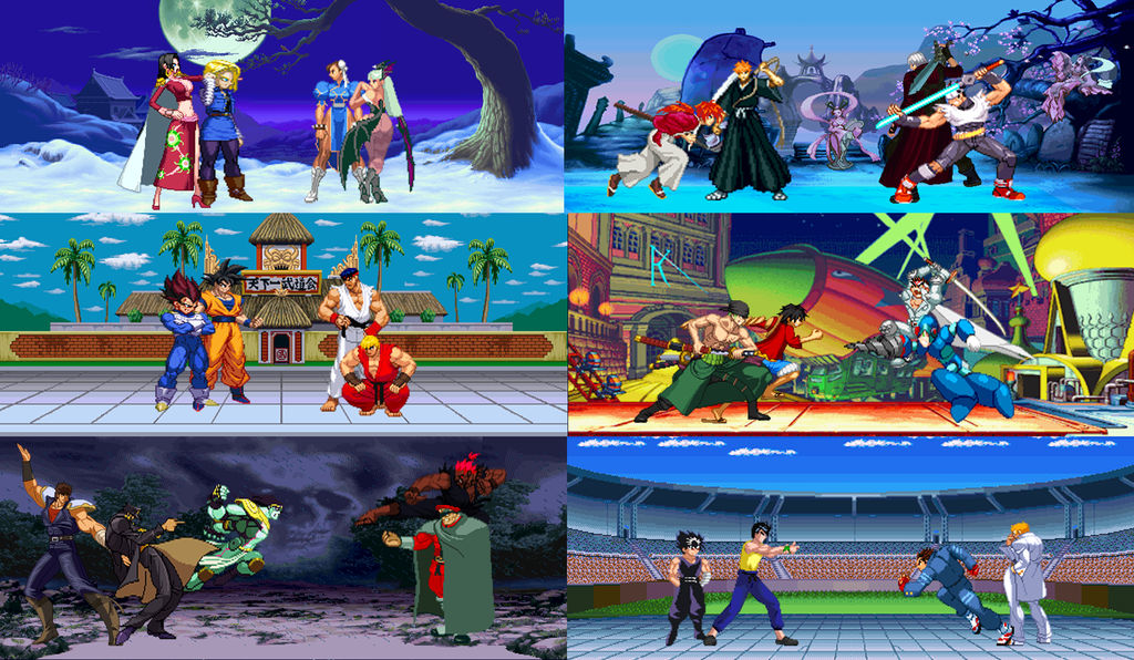 Shonen Jump vs Capcom by infinite-kyo98 on DeviantArt