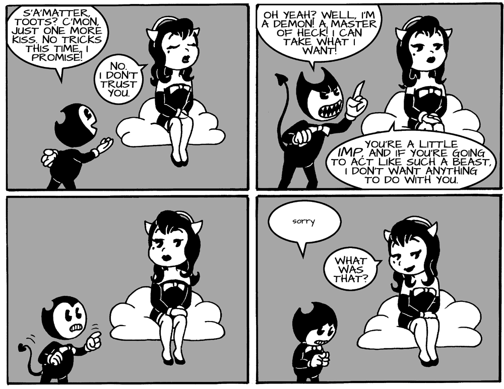 Bendy And Alice Angel In Hot Kisses 3 By Negaduck9 On Deviantart