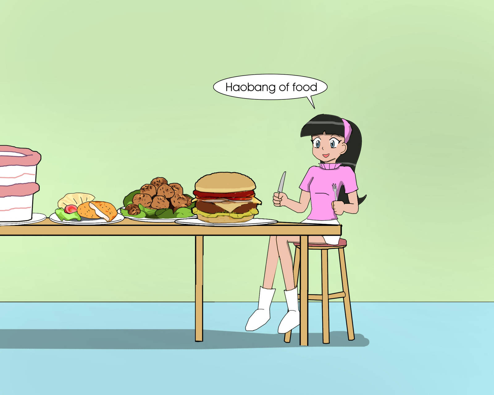 Trixie Gorging 1 by BalloonBomb on DeviantArt