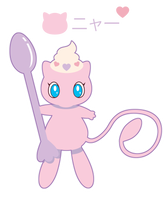 Chibi Shiny Mew ::GIFT:: by Itachi-Roxas on DeviantArt