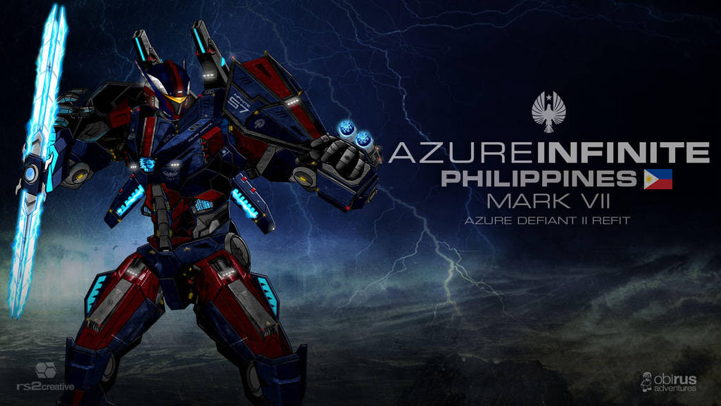 Azure Infinite Custom Made Fan Jaeger by rs2studios on DeviantArt