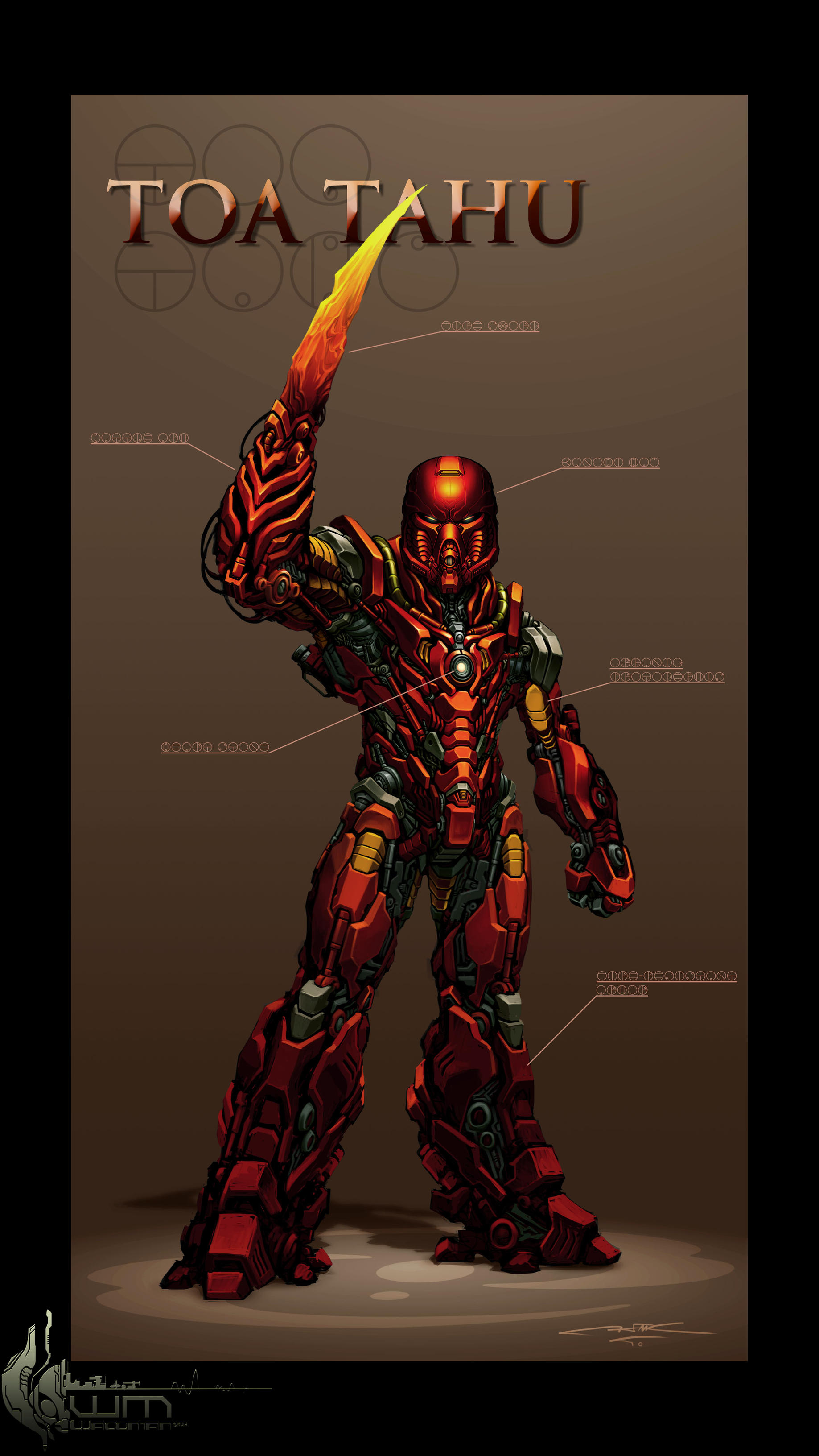 Tahu Bionicle Bionicle The Lego Group Absurdres Commentary English Commentary Highres