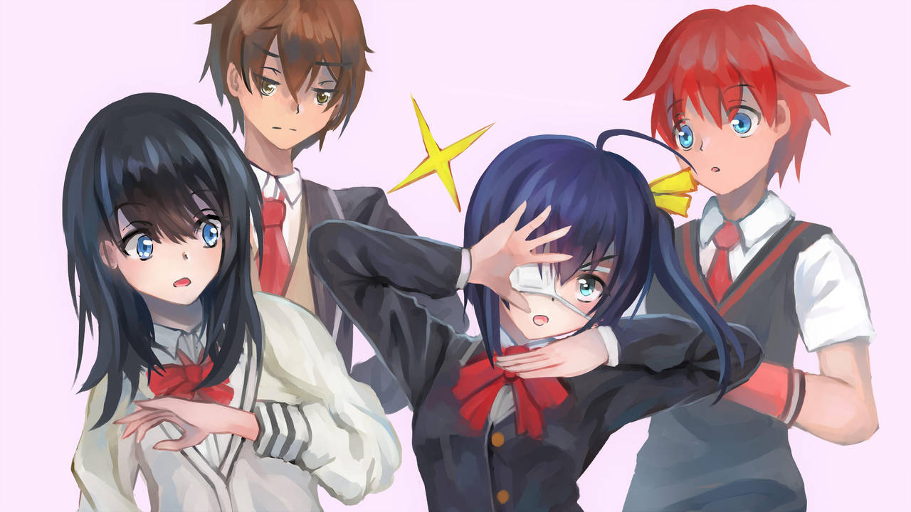 Rikka, Rikka, Yuuta, and Yuuta by LazyRemnant on DeviantArt