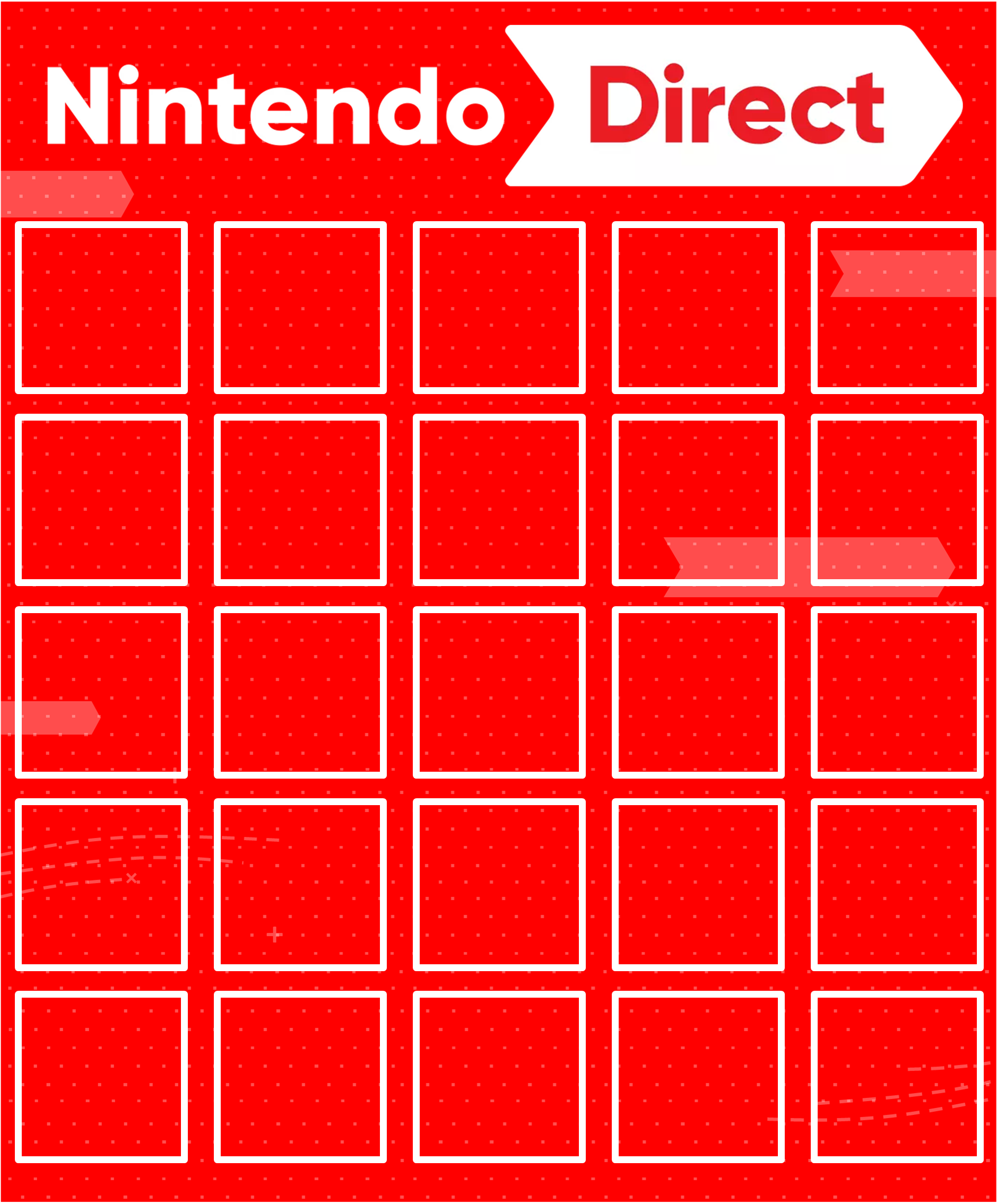 Nintendo Direct Bingo Card Template By ABSahilGagrai On DeviantArt