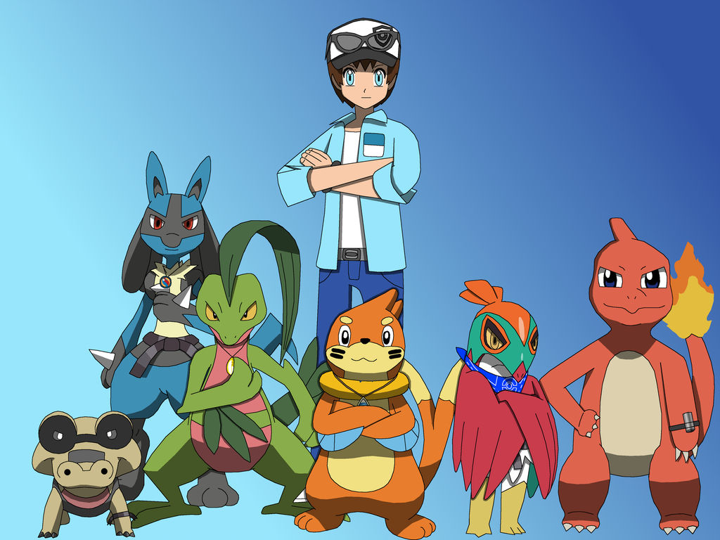 Sherman and his Pokemon by Buizermaniac1998 on DeviantArt