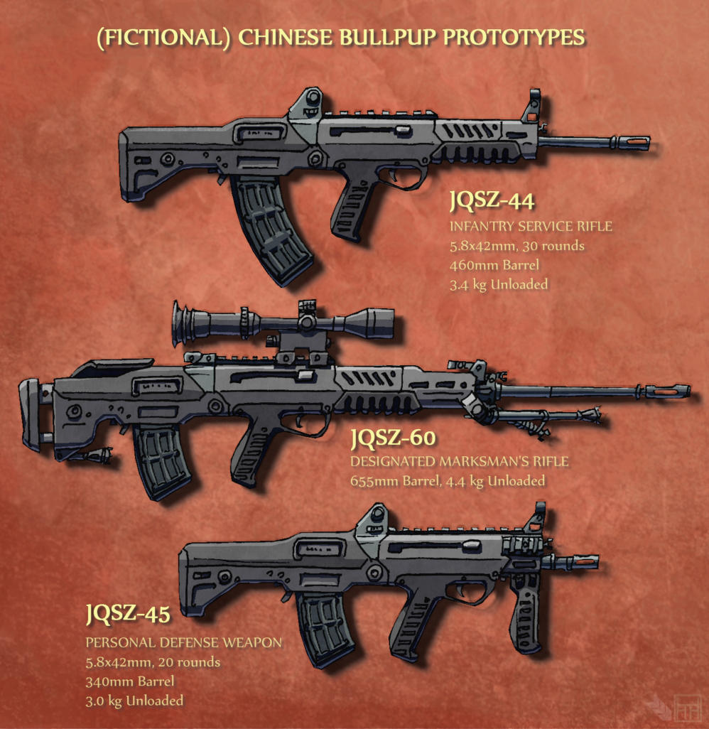 Chinese Bullpup Prototypes by Hoborginc on DeviantArt