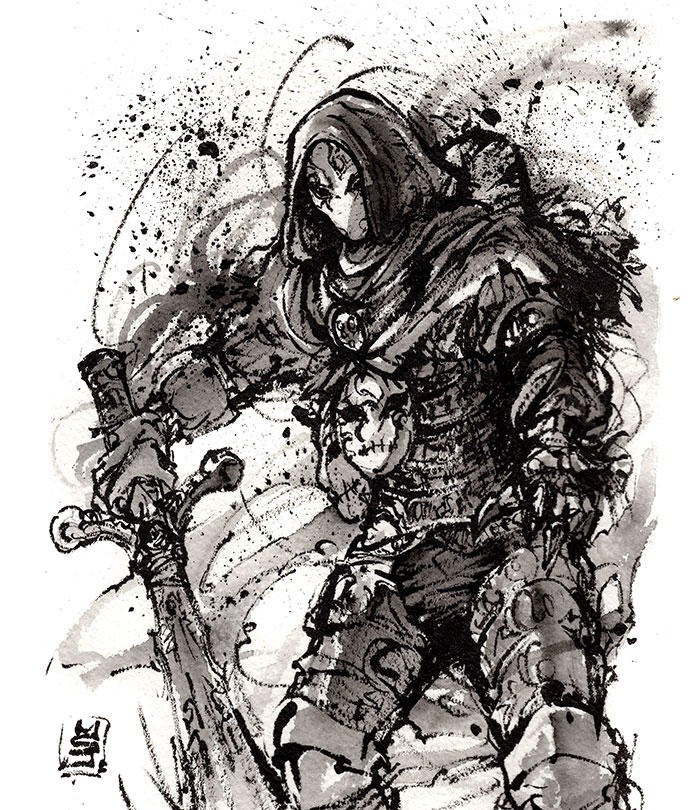 Jack of Blades Ink sketch by MyCKs on DeviantArt