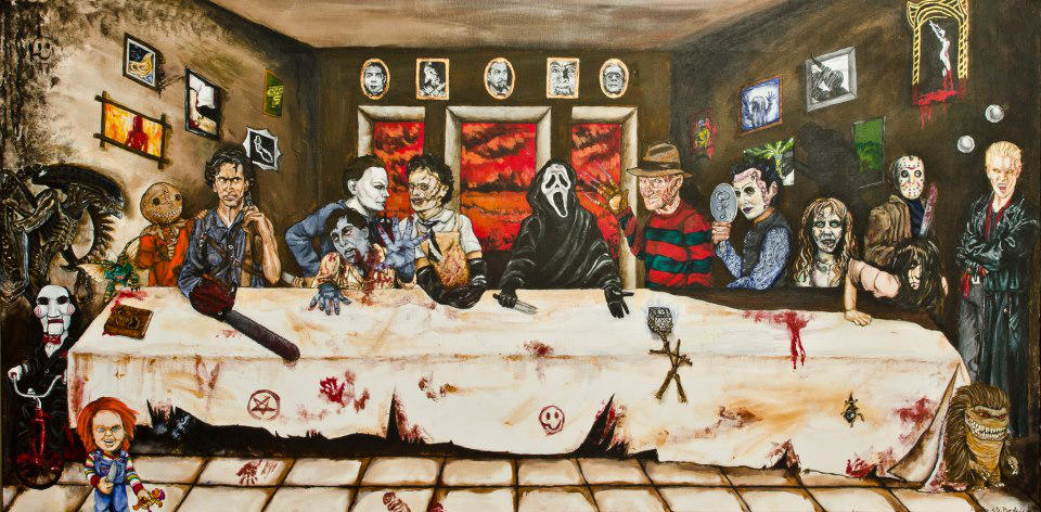 horror icons last supper by mneferta on DeviantArt