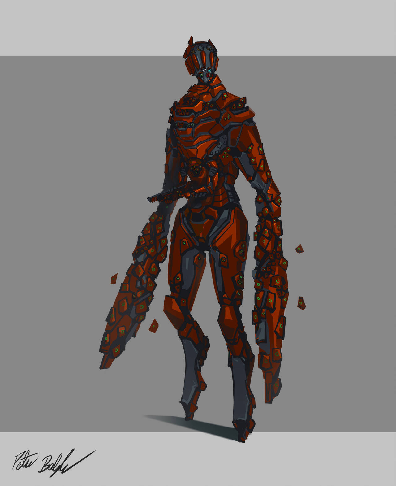 XL-70 Joker arcane armor by PeterPrime on DeviantArt