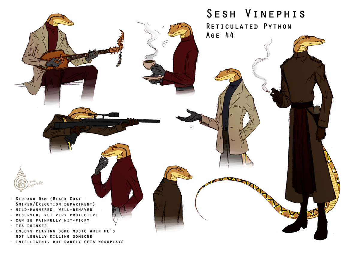 Another Python Guy by Culpeo-Fox on DeviantArt