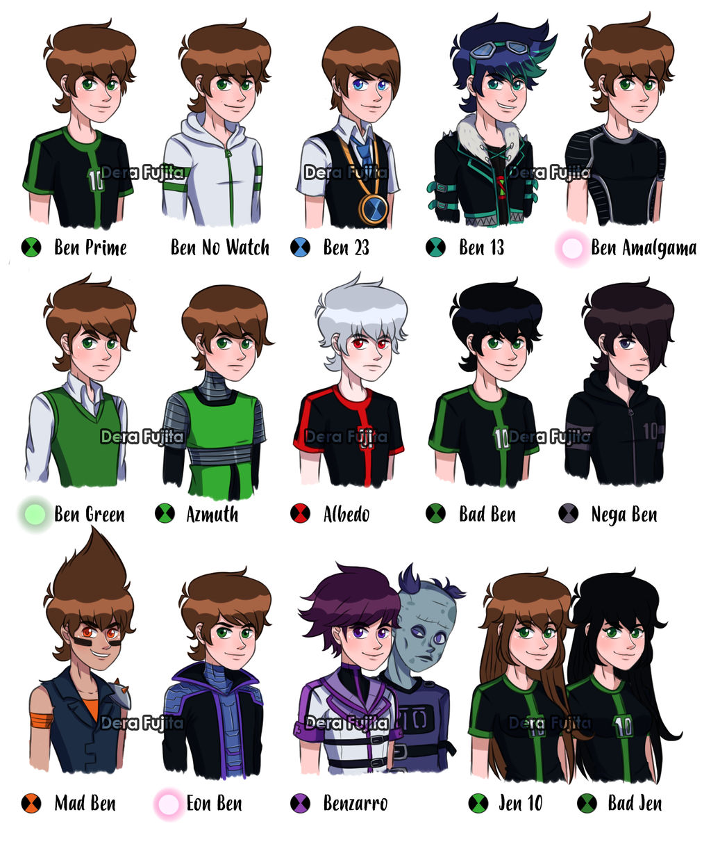 All Ben's dimensions? by Dera8059 on DeviantArt