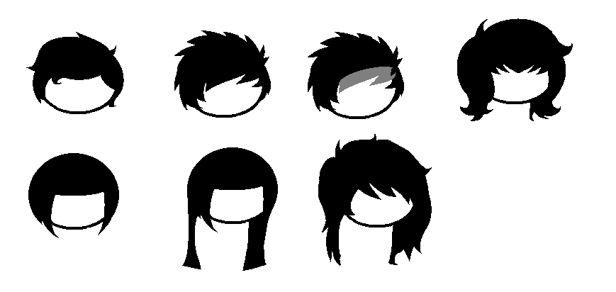 Homestuck Hair Base by FantrollAuctions on DeviantArt