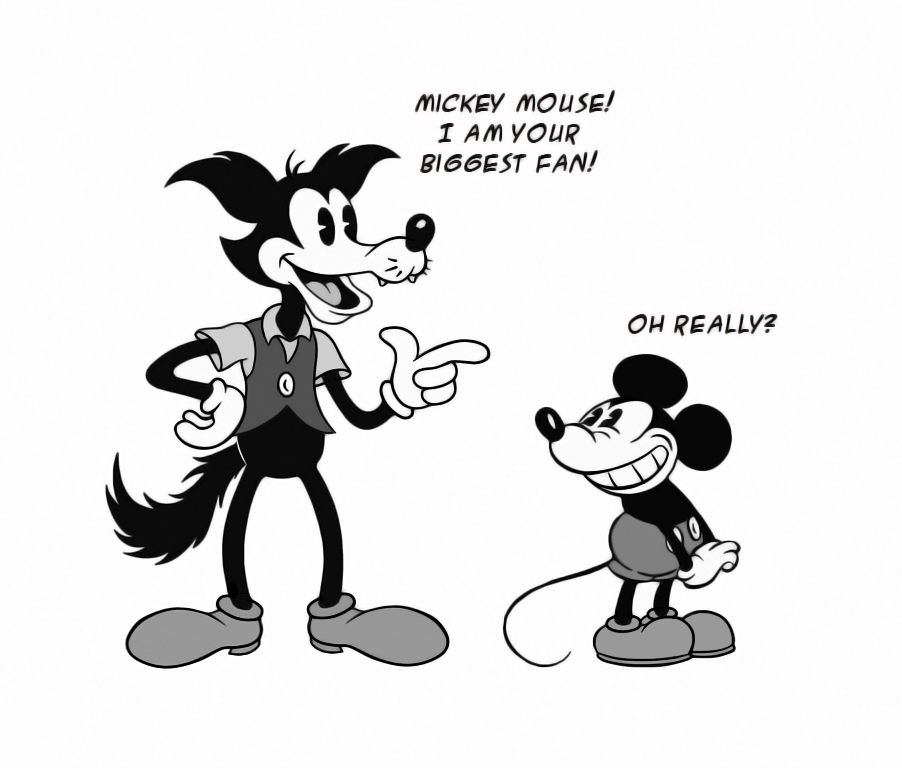 Billy Wolf meets Mickey Mouse (1930 Style) by limabiel on DeviantArt