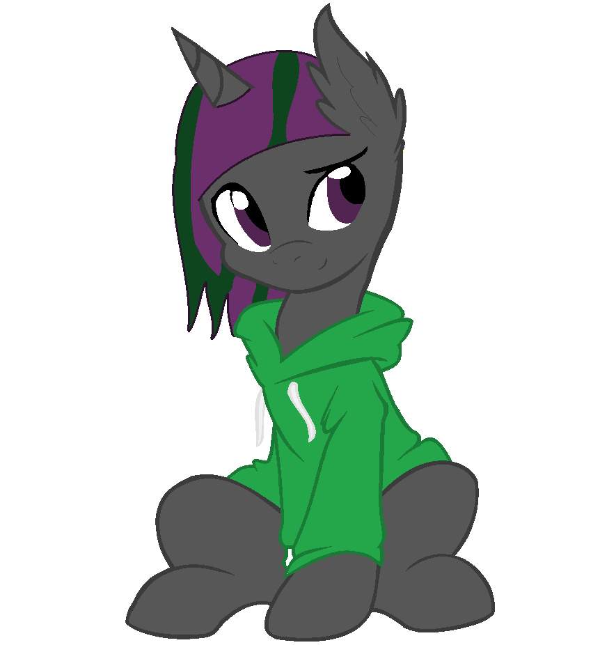 Pony In a Hoodie Base by STAG-KING on DeviantArt