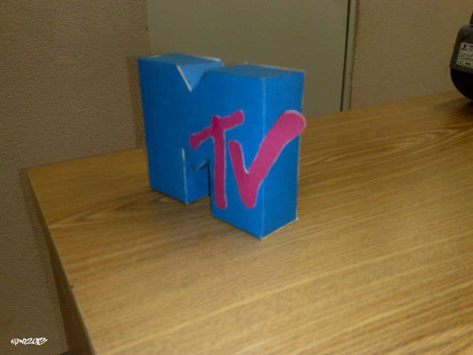 MTV - Papercraft Logo by elclon on DeviantArt