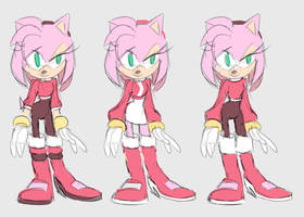 Sonic Character Redesign - Amy Rose (2) by TeenageRobotnik on DeviantArt