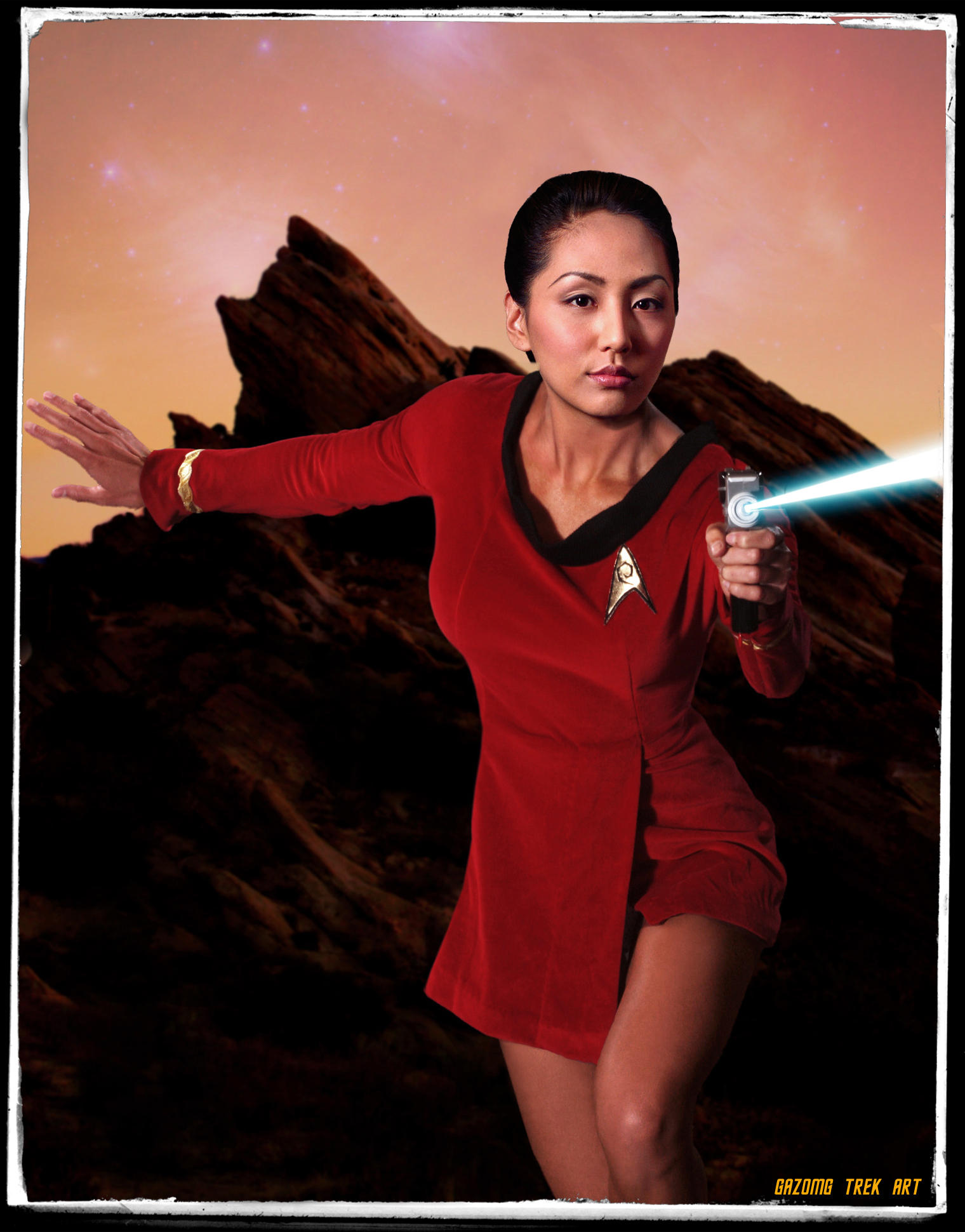 Linda Park Hoshi Sato Star Trek Retro By Gazomg On Deviantart