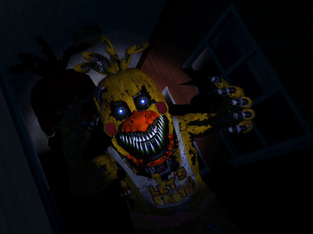 Toy Chica Jump Scare Shadow