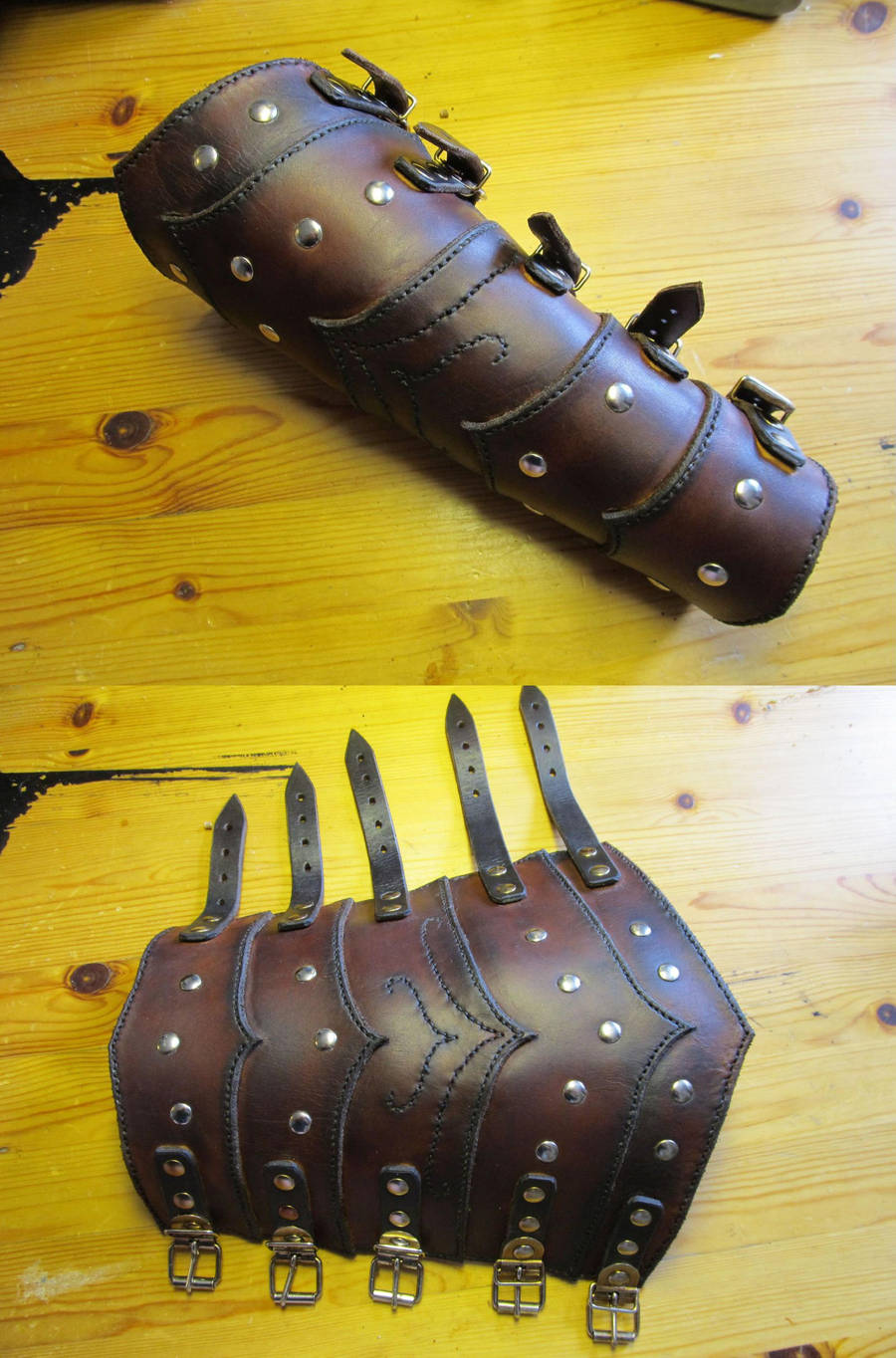 Scaled bracer V2 by Durnstaros on DeviantArt