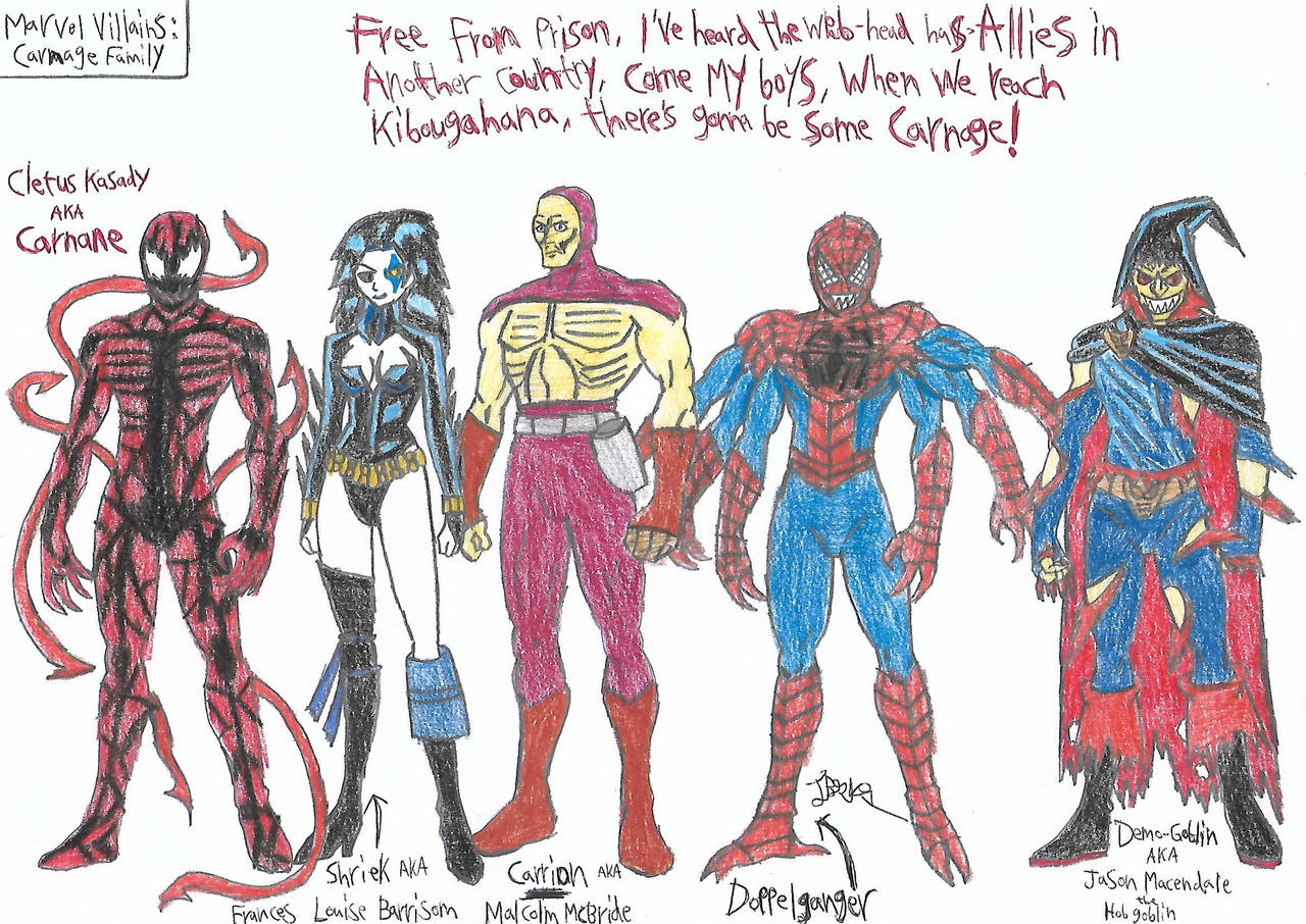 Marvel Villains 6 (Maximum Carnage) by a22d on DeviantArt
