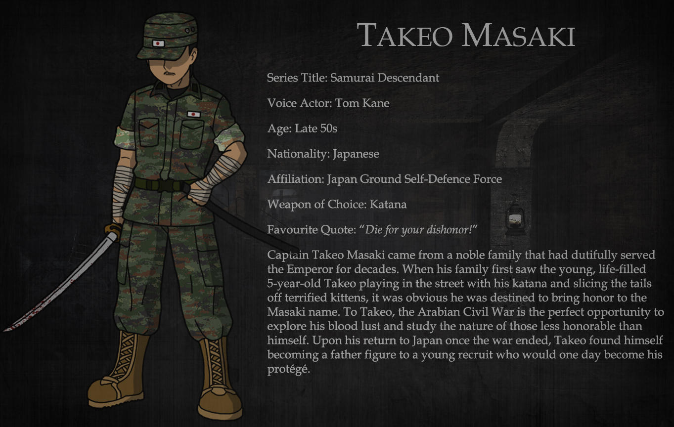 Character Bio - Takeo Masaki by D0ct0rrR1cht0f3n on DeviantArt