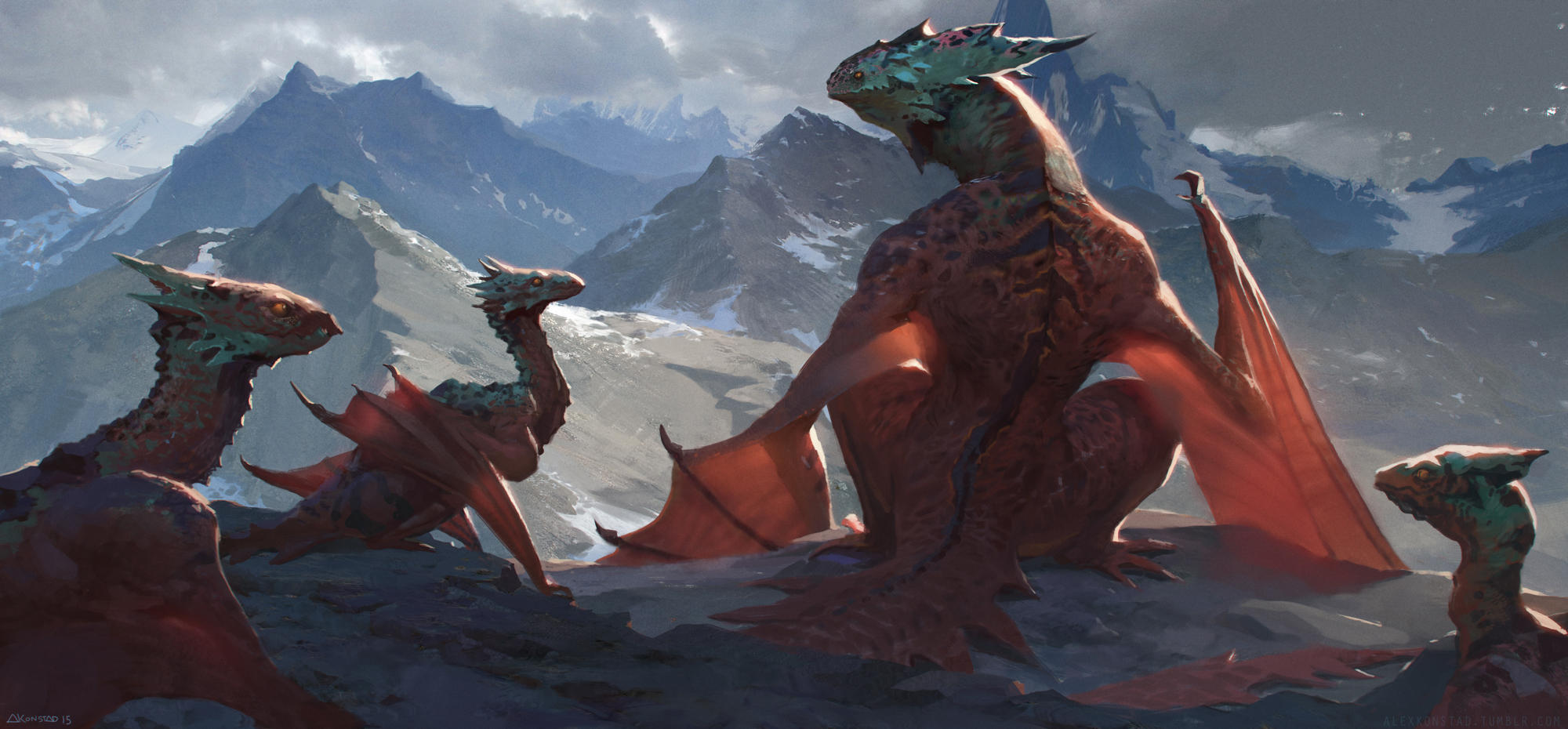 The Dragons Roost by Alex Konstad : r/ImaginaryDragons