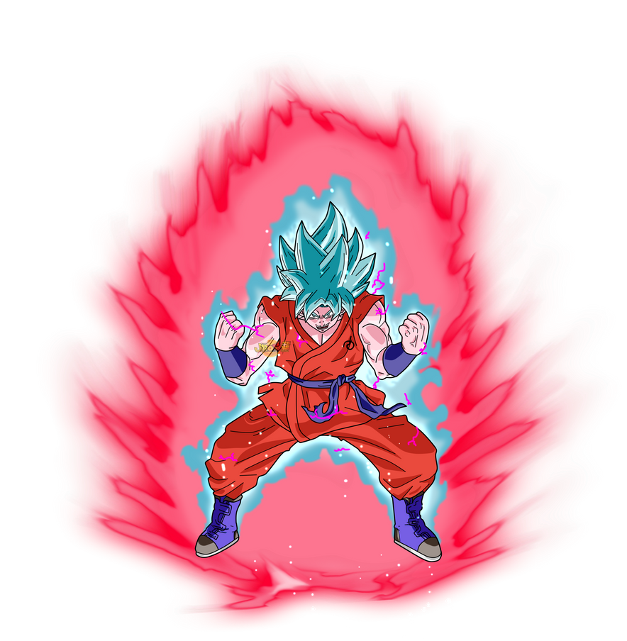 Goku kaioken ssGss KII by jaredsongohan on DeviantArt