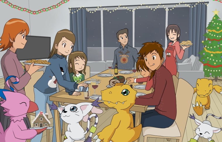 Digimon 2.5: Family Christmas by CherrygirlUK19 on DeviantArt