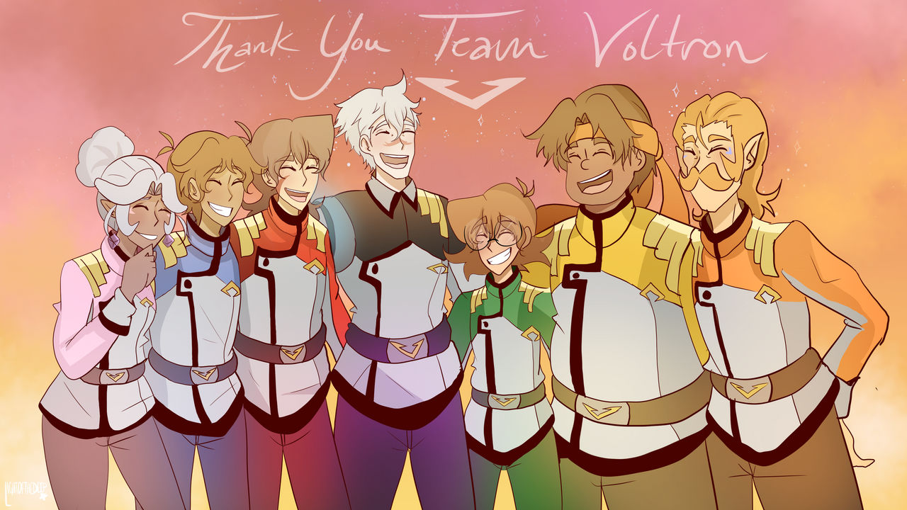 Thank You Team Voltron! by lightofthedeep on DeviantArt