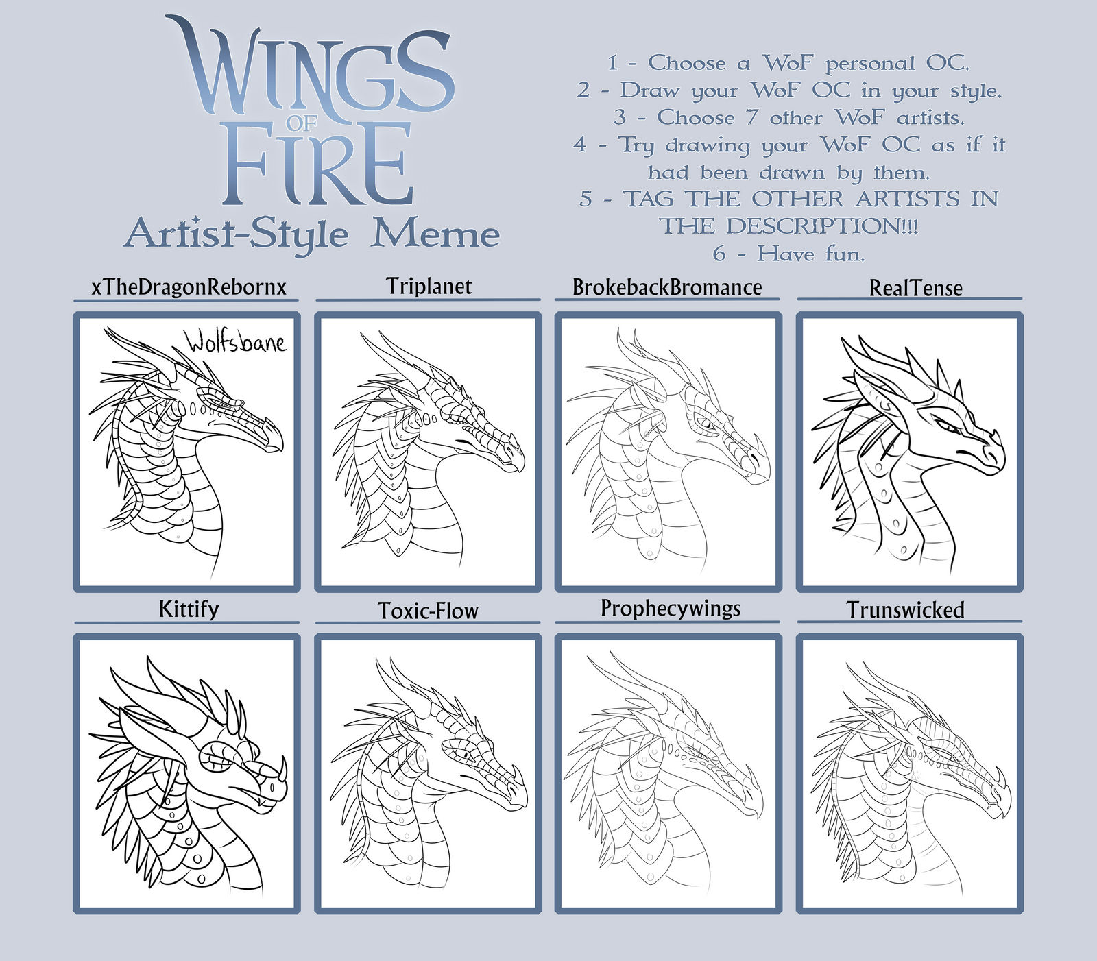 WoF Artist Style Meme 2 Outline by xTheDragonRebornx on DeviantArt