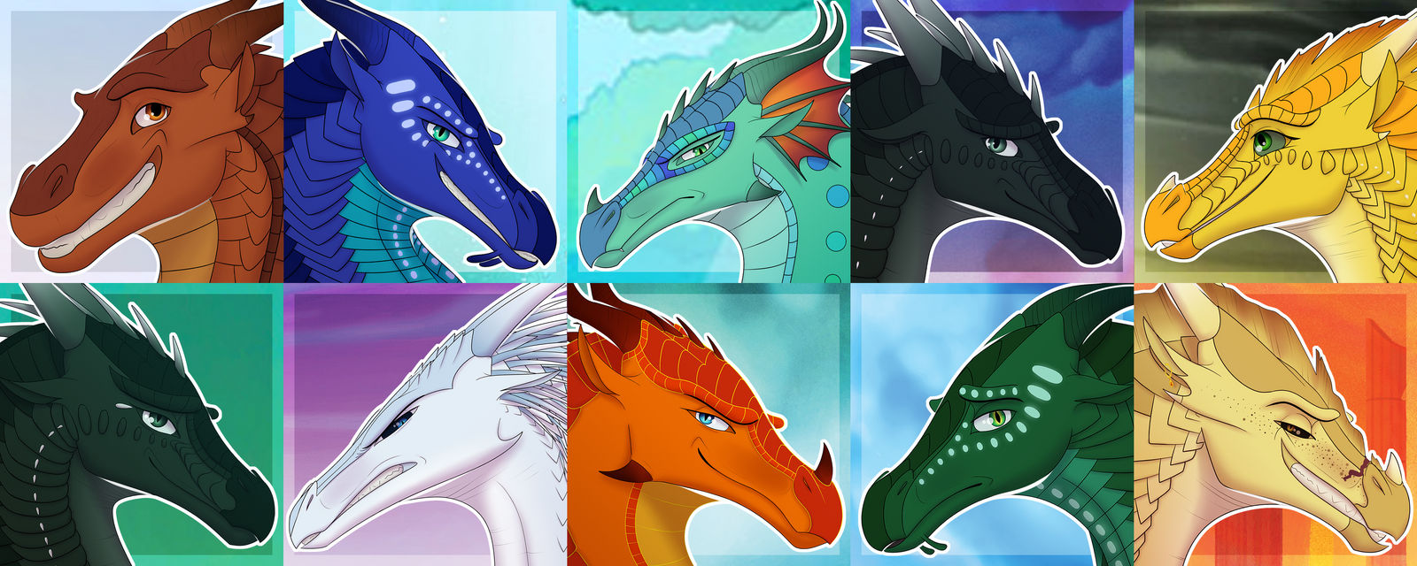 Wings of Fire - All Together by xTheDragonRebornx on DeviantArt