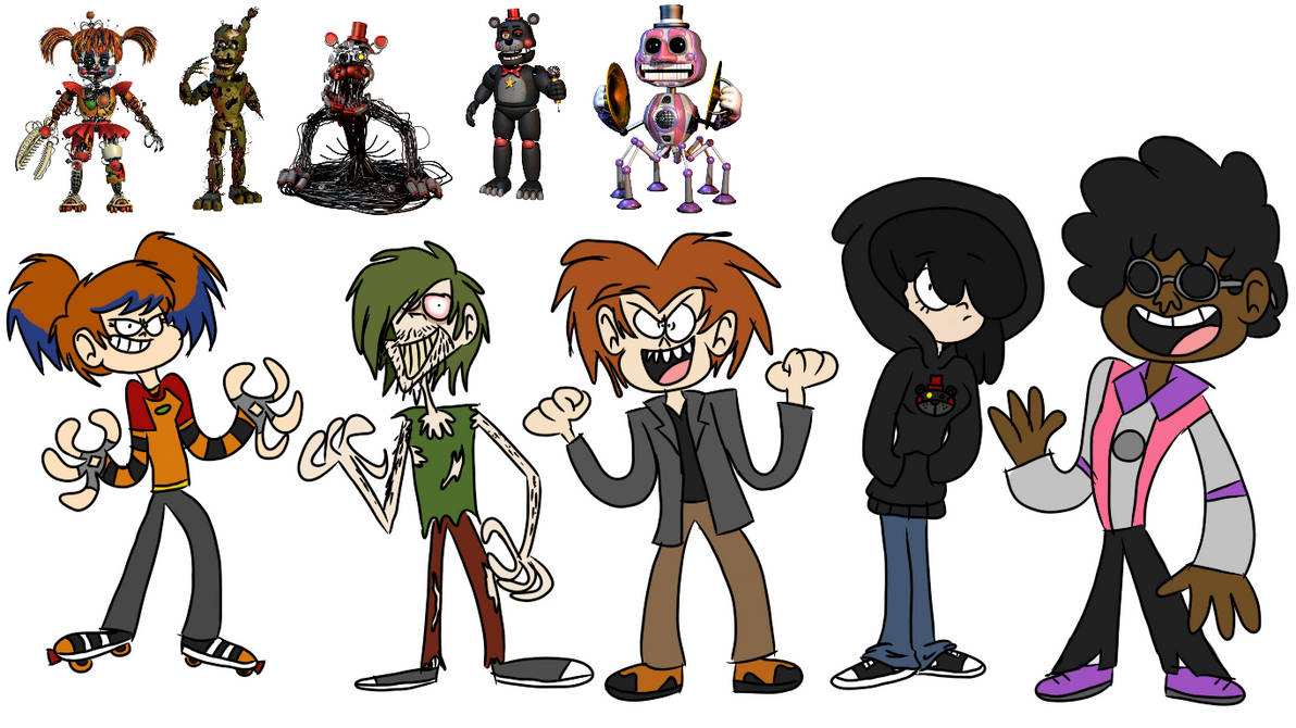 Human Fnaf #7 by BenDrawzAndStuff on DeviantArt