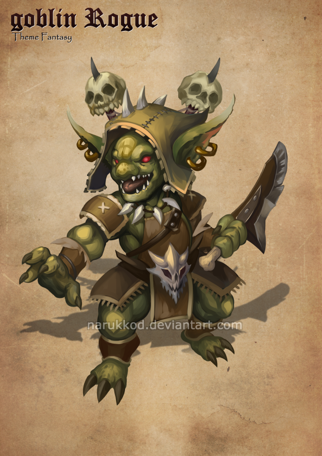ADOPTABLE :Goblin Rogue[Close] by narukkod on DeviantArt