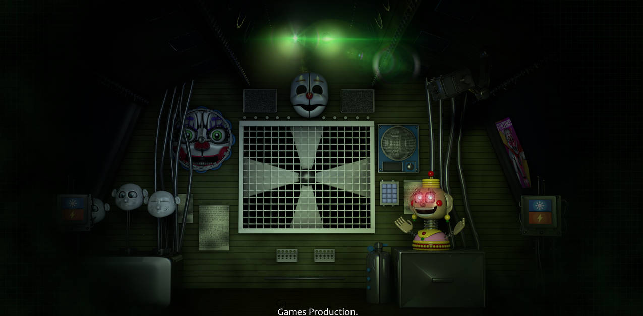 FNAFSL Map - Primary Control Module Full View (4K) by GamesProduction ...