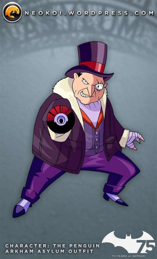 Penguin TAS Arkham Asylum (Commission) by Neokoi on DeviantArt