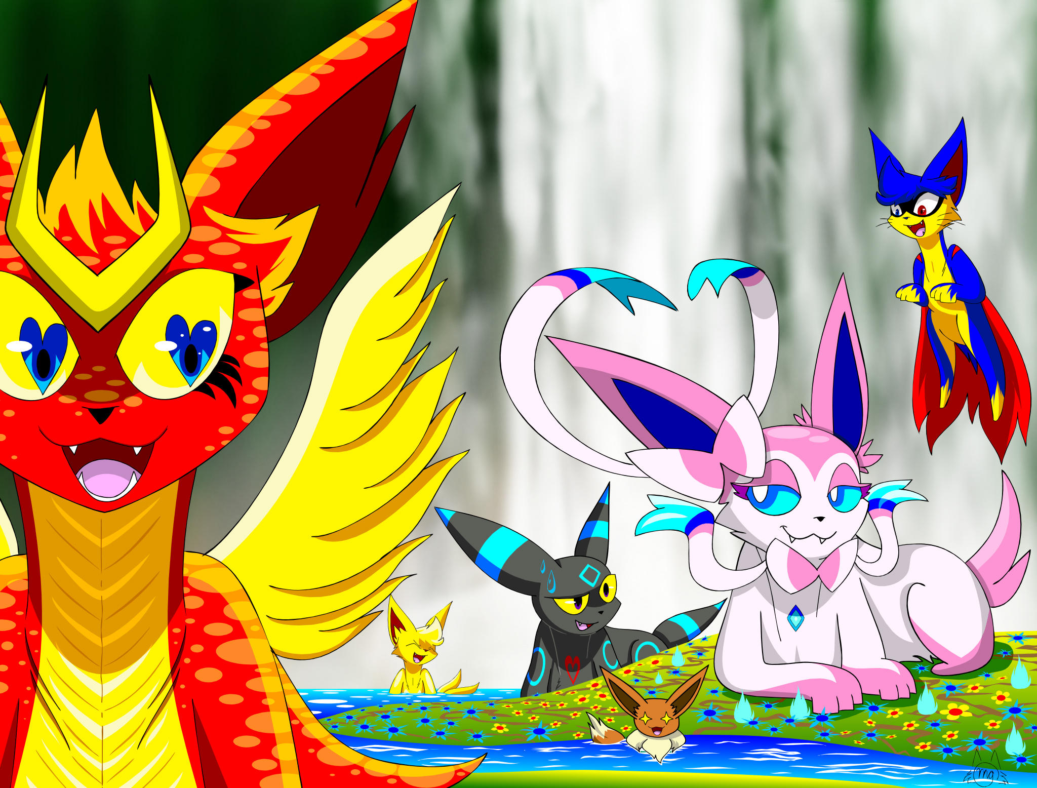 Pokemon and OC's by Maxo4Life on DeviantArt