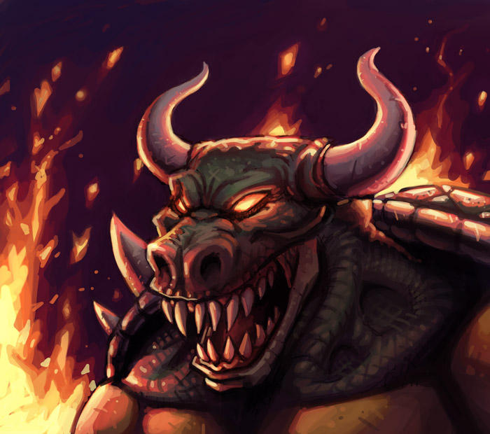 Bowser by bonvillain on DeviantArt